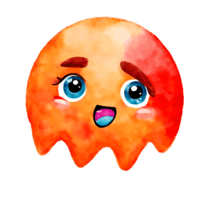 Download Orange Pac-Man Character for Video Game Enthusiasts PNG Online ...