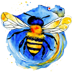 Download Abstract Bee Art PNG Online - Creative Fabrica