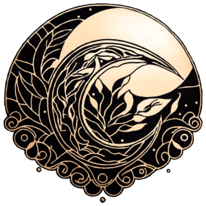 Download Celtic Crescent Moon Artwork PNG Online - Creative Fabrica
