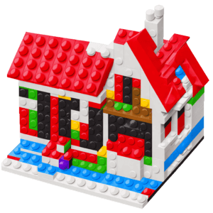 Download Colorful Lego House Interior PNG Online - Creative Fabrica